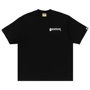 A BATHING APE Logo Relaxed Fit Tee #2 - Black