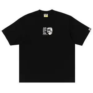 A BATHING APE Frankenstein Logo Relaxed Fit Tee - Black