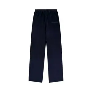 Sporty & Rich Signature Logo Krystal Trackpant 'dark Navy Crystal - Blue