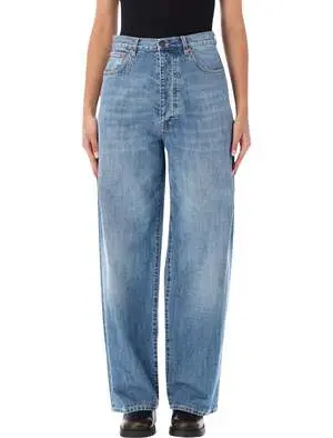 FORTELA High-waist Wide-leg Jeans - Blu