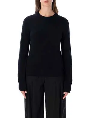 RHEA Cashmere Wool Crewneck Sweater - Blu