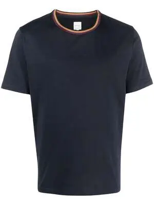 Paul Smith Organic Cotton T-shirt For - Navy