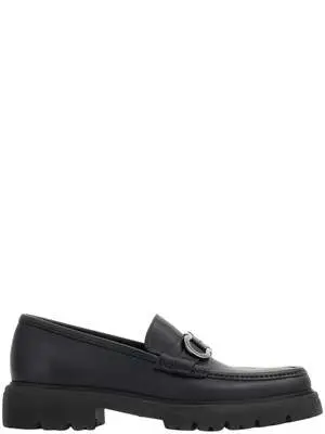 FERRAGAMO 100% Calf Leather Flat Shoes