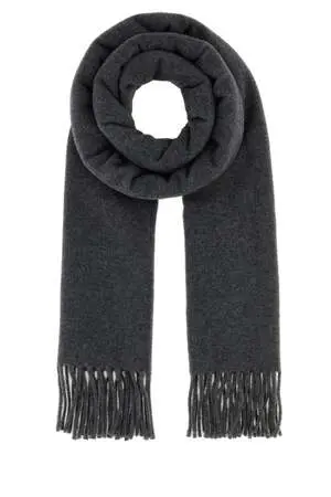 Brunello Cucinelli Cashmere Scarf With 200 Cm X 40 Cm Dimensions - Grey