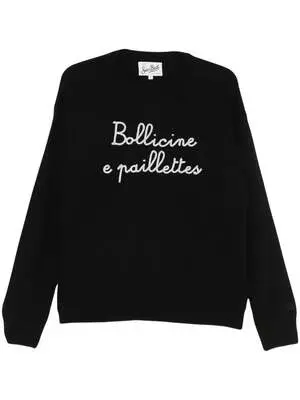 MC2 SAINT BARTH Cozy Crewneck Sweater - Black