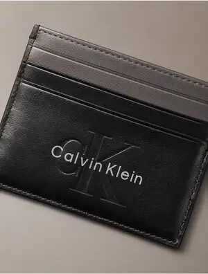 Calvin Klein Bold Monogram Card Holder & Key Fob