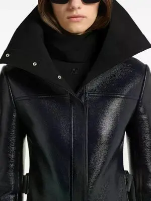 COURREGES High-collar Vinyl Coat