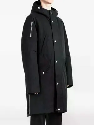 Moose Knuckles Logo-plaque Hooded Parka Coat