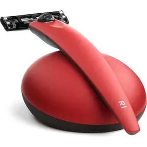BOLIN WEBB R1 Matte Razor & Stand Set - Red