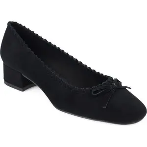 Pelle Moda Novie Leather Pump - Black