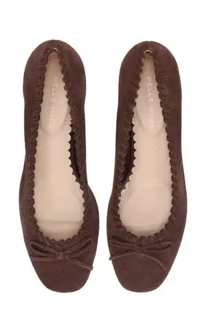 Pelle Moda Novie Leather Pump - Espresso