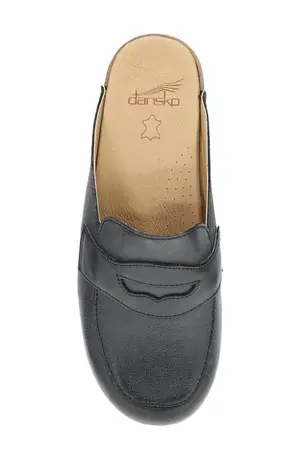Dansko Lyric Leather Penny Loafer Clog