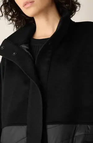 Eileen Fisher Stand Collar Coat