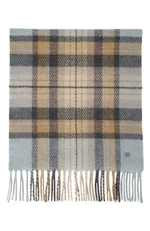 Soia & Kyo Elizabeth Plaid Fringe Scarf