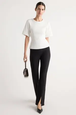 Modern Citizen Cass Front-split Ponte Stretch Pant