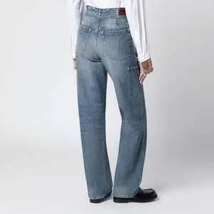 Dries Van Noten Washed-effect Jeans With Belt