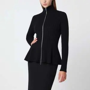 Alaïa Zip-up Cardigan In Wool Blend