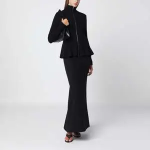 Alaïa Zip-up Cardigan In Wool Blend