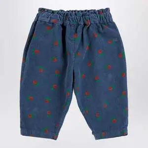 BOBO CHOSES Navy Corduroy Trousers - Blue