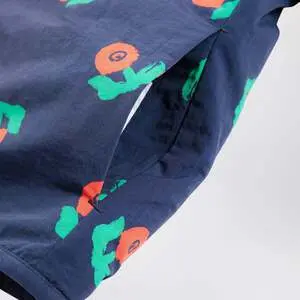 BOBO CHOSES Navy Reversible Jacket With Floral Print