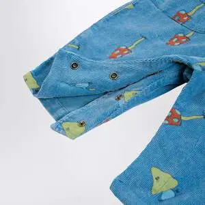 BOBO CHOSES Mush Monster Duo Corduroy Dungarees