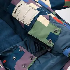 BOBO CHOSES Multicoloured Ski Windbreaker In Recycled Polyamide