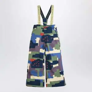 BOBO CHOSES Multicoloured Ski Trousers In Recycled Polyamide - Multicolor