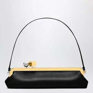 Jacquemus Salon Leather Pouch - Black
