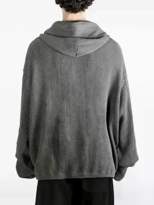 ROA Bee Sun Waffle-knit Zip-up Hoodie
