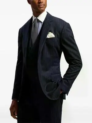 Ralph Lauren Purple Label Kent Pinstriped Single-breasted Wool Suit
