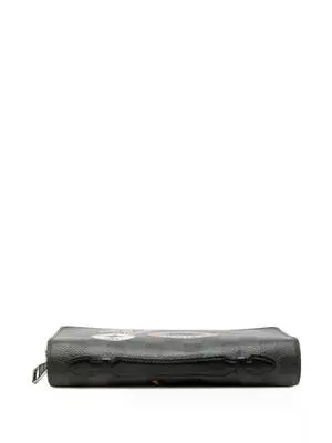 LOUIS VUITTON 2017 Damier Graphite League Zippy Xl Wallet Long Wallets