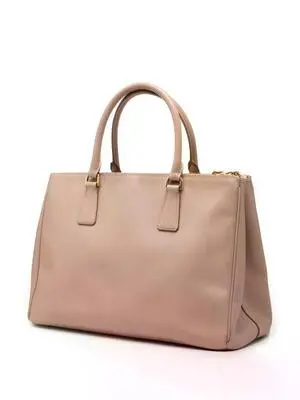 Prada 2013-2026 Medium Saffiano Lux Galleria Double Zip Satchel