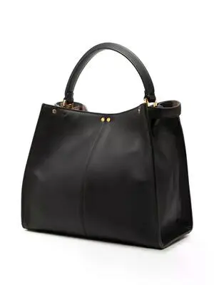 Fendi 2010-2026 Medium Calfskin Peekaboo X Lite Satchel - Black