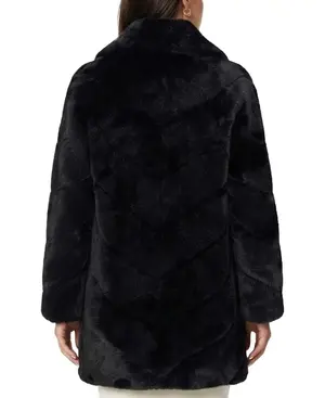 LYLA GRANT Faux Fur Mink Stroller Coat