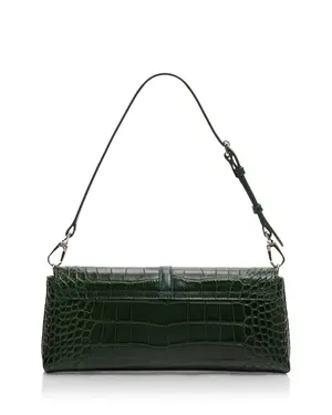 Stella McCartney Ryder Croc Embossed Pouchette