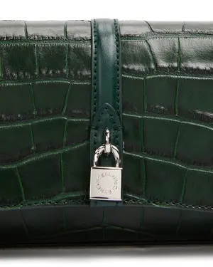 Stella McCartney Ryder Croc Embossed Pouchette