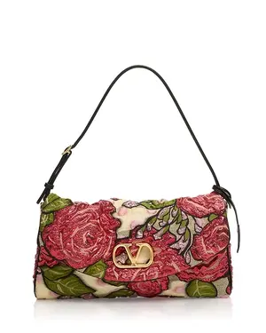 Valentino Garavani Rose Pattern Shoulder Bag