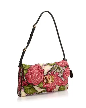 Valentino Garavani Rose Pattern Shoulder Bag
