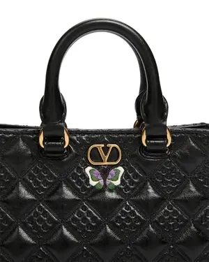 Valentino Garavani Vlogo Quilted Leather Mini Bag