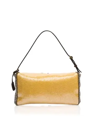 Valentino Garavani Crystal Trim Beaded Shoulder Bag