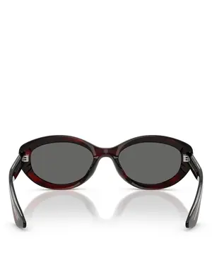 Khaite Oliver Peoples X Oval Sunglasses, 53mm