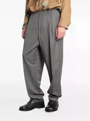 MAGLIANO People's Herringbone Pleated Trousers