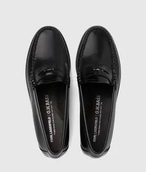 Karl Lagerfeld Kl X G.h.bass Penny Loafers - Black