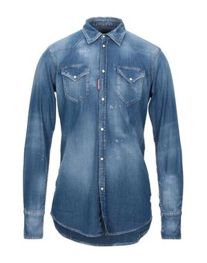 Dsquared2 Denim Shirt Size Cotton, Elastane - Blue