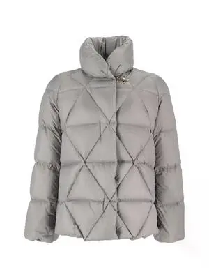 FAY Argyle Gancio Jacket - Grey