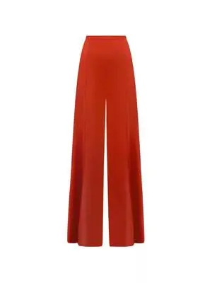 GEMY MAALOUF Pressed-crease Flared Trousers - Red