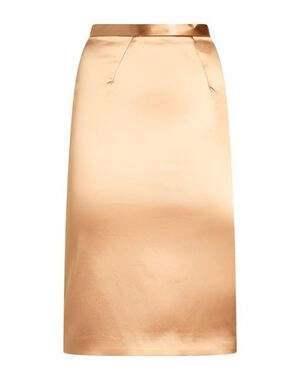Elisabetta Franchi Midi Skirt Size Acetate, Polyamide, Elastane - Beige