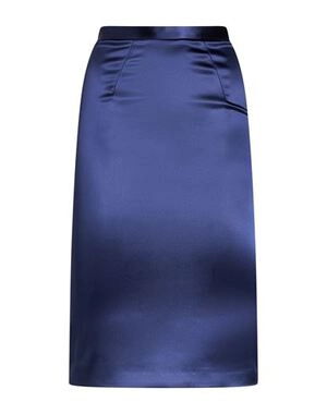 Elisabetta Franchi Midi Skirt Size Acetate, Polyamide, Elastane - Blue