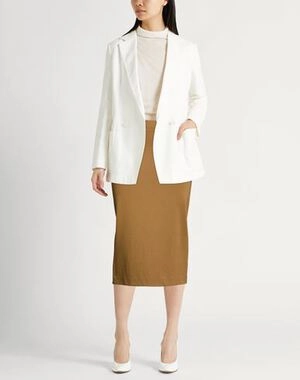 JUCCA Midi Skirt Military Size Viscose, Polyamide, Elastane