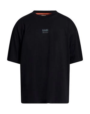 NAPAPIJRI S-elevated Logo Ss T-shirt Size Cotton - Black